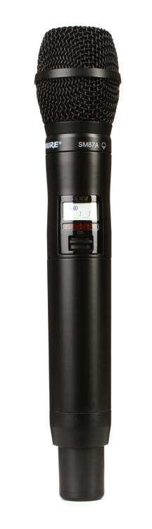 Shure QLXD2/SM87A Wireless Handheld Microphone Transmitter - J50A Band ...