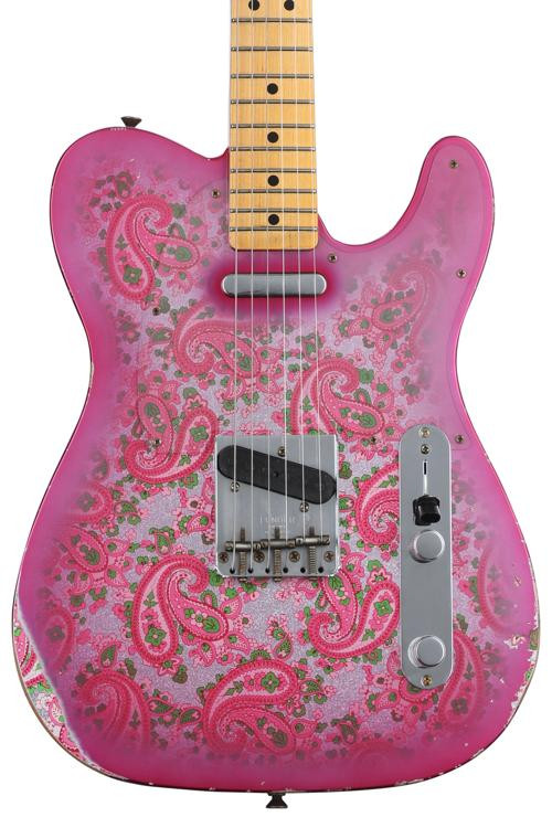 Fender Custom Shop Limited-edition '68 Telecaster Relic - Pink Paisley ...