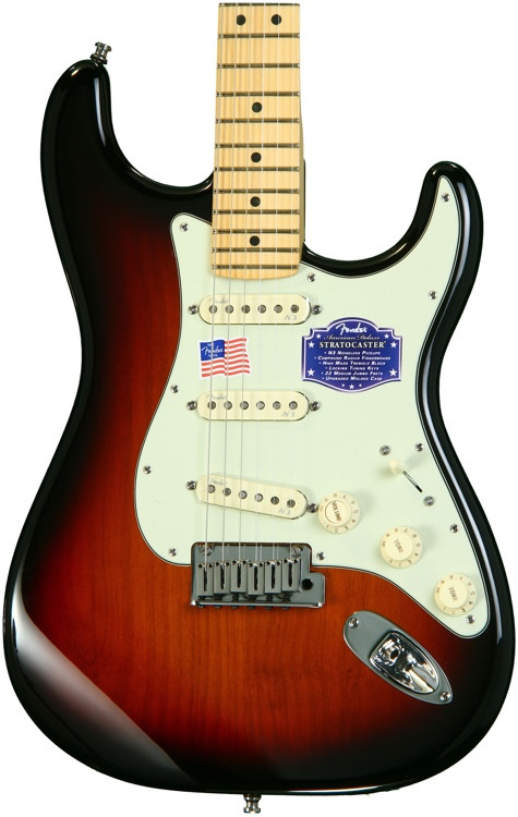 Fender American Deluxe Strat - 3-Color Sunburst, Maple | Sweetwater