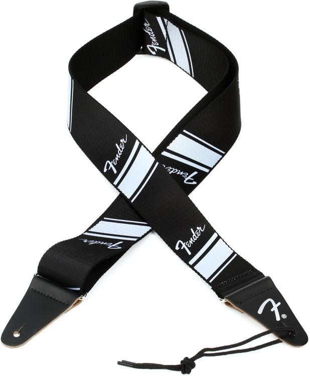 Fender Competition Stripe Guitar Strap - Silver | Sweetwater