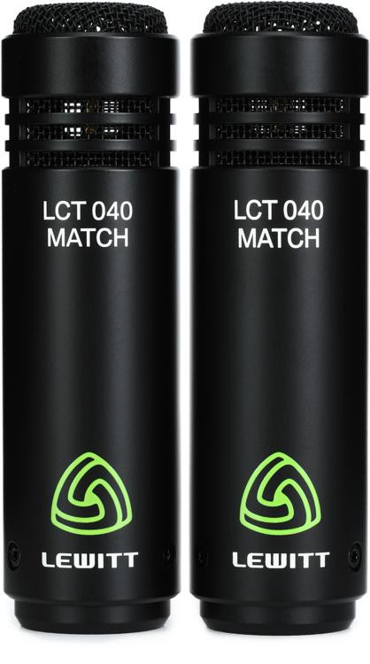 Lewitt LCT 040 MATCH Small-diaphragm Condenser Microphone - Stereo Pair ...