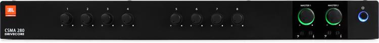 JBL CSMA 280 80W 8-channel Mixer-Amplifier | Sweetwater