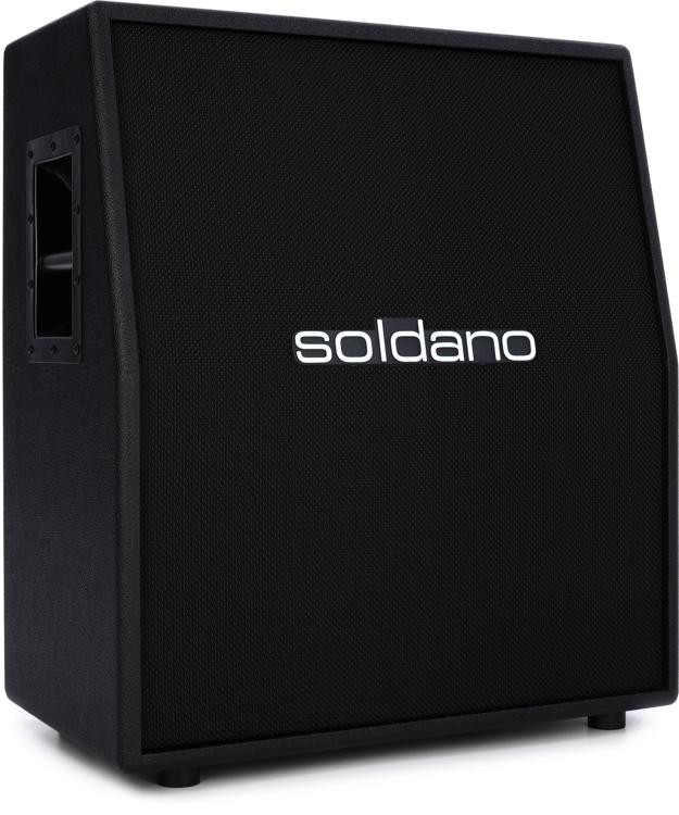 Soldano 212 Vertical Cabinet 2x12" Extension Cabinet - Black Reviews ...