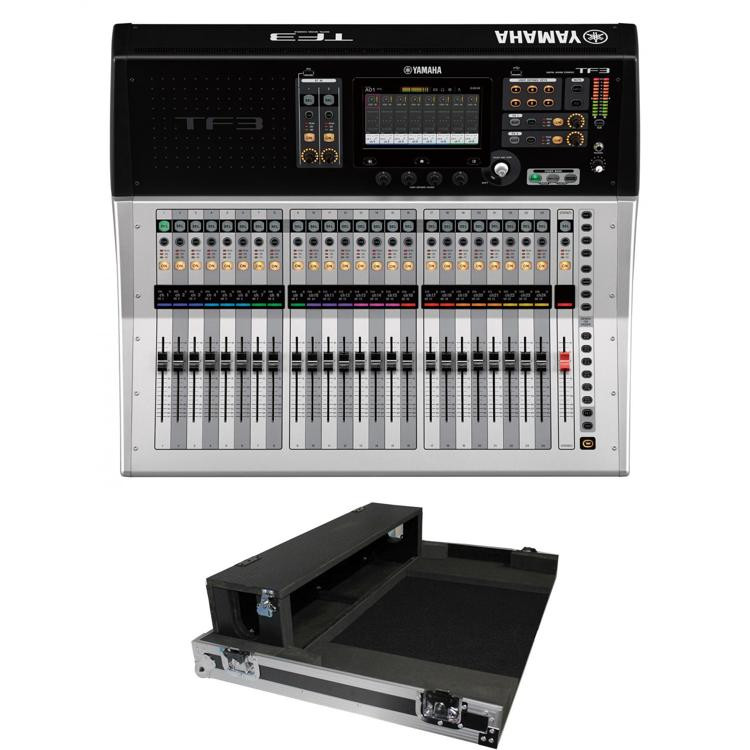Yamaha TF3 48-channel Digital Mixer and Flight Case with Doghouse ...