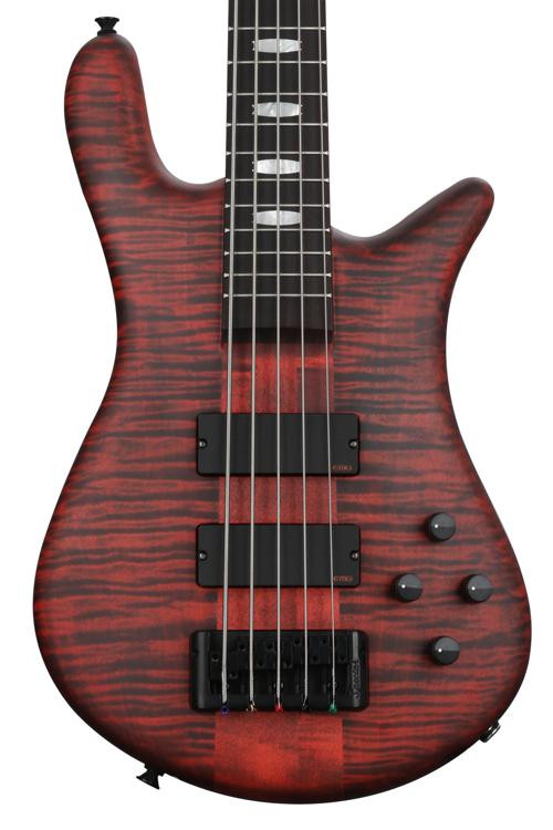 Spector Euro5 LX Bass Guitar - Black Cherry Matte - Sweetwater Exclusive