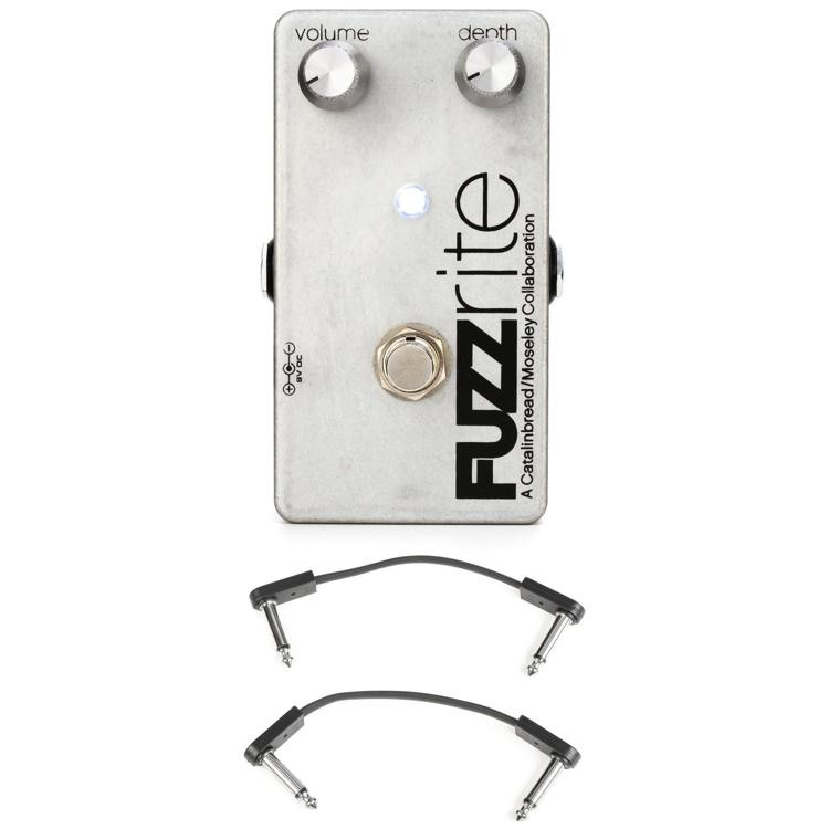 Catalinbread Fuzzrite Fuzz Pedal with 3 Patch Cables | Sweetwater