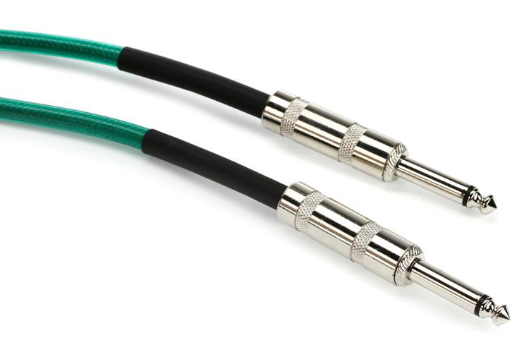 Fender California Cable - 10', Surf Green | Sweetwater
