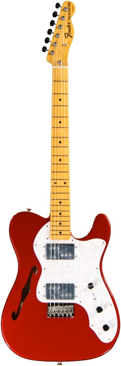 Fender American Vintage '72 Tele Thinline - Thinline Candy Apple Red ...