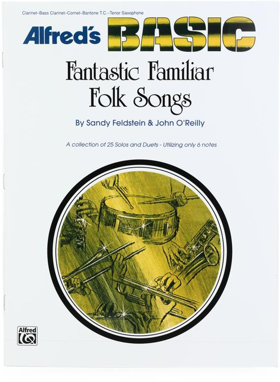 Alfred Music Fantastic Familiar Folk Songs: B-flat Instruments | Sweetwater