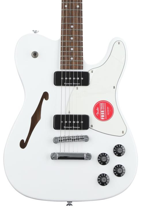 Fender Jim Adkins JA-90 Telecaster Thinline - White | Sweetwater