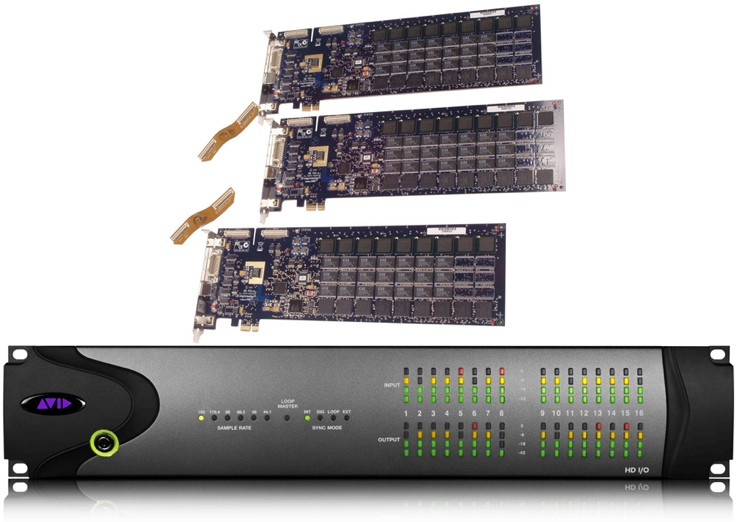 Avid Pro Tools|HD3 Accel PCIe - Core + HD I/O 16x16 Analog | Sweetwater