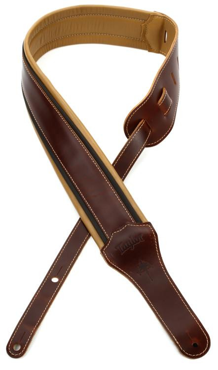 Taylor Ascension Strap 3" Guitar Strap - Cordovan/Black/Butterscotch ...