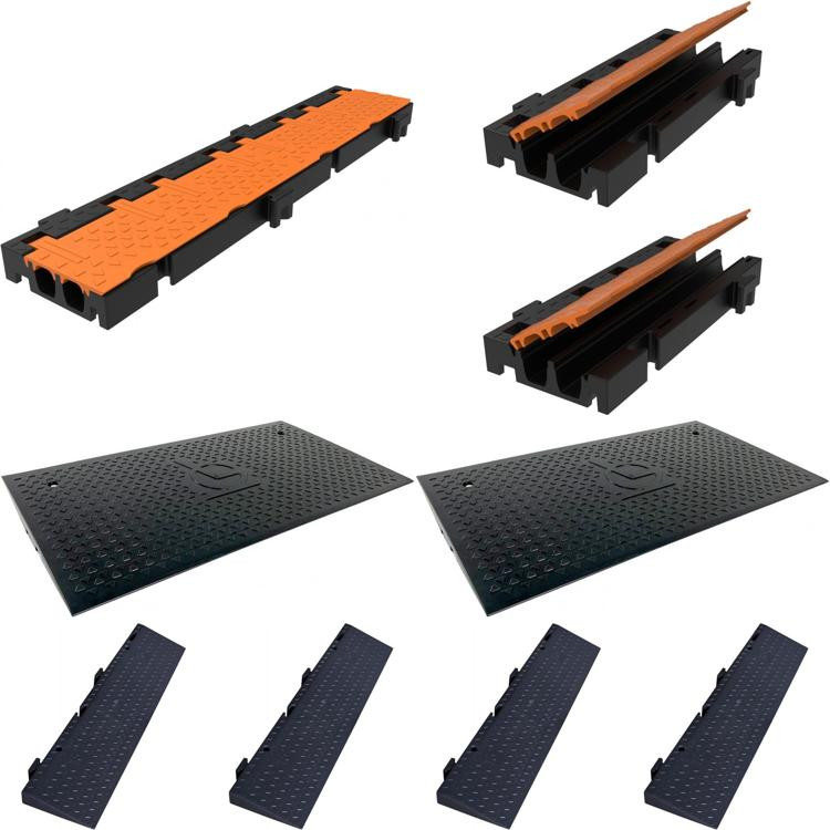 Penn Elcom Cross 2 Cable Protector 78" Bundle with Wheel Chair Ramps ...