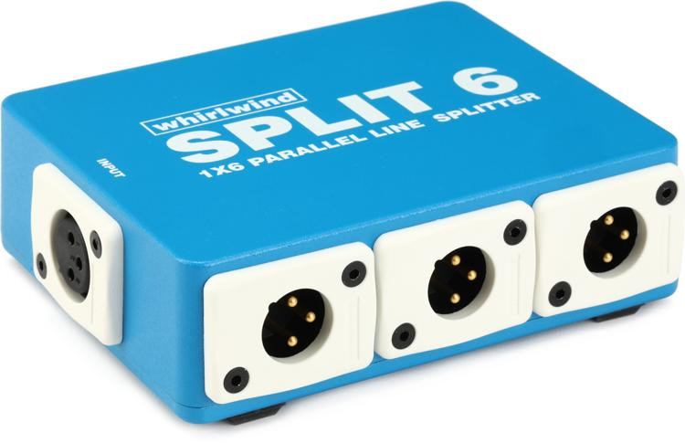 Whirlwind SPLIT 6 Line Level Parallel Splitter | Sweetwater