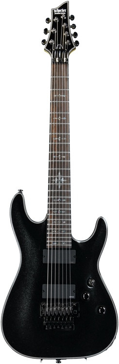 Schecter Damien Elite-7FR - Metallic Black | Sweetwater