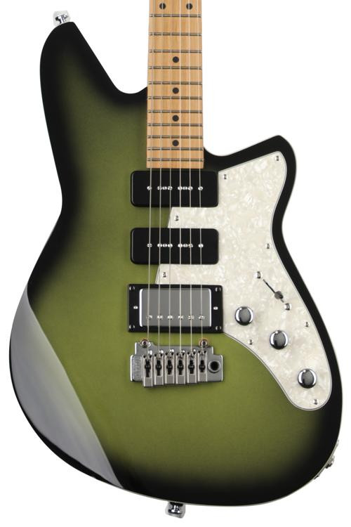 Reverend Six Gun HPP Solidbody Electric Guitar - Avocado Burst | Sweetwater