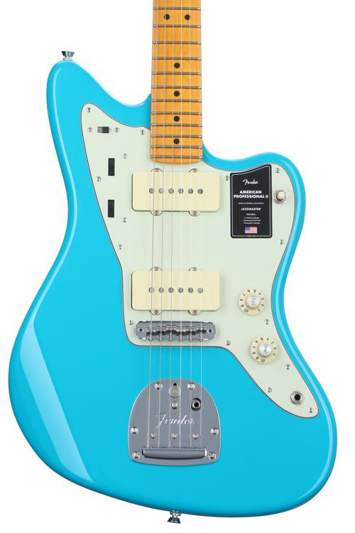 Fender American Professional II Jazzmaster - Miami Blue with Maple ...