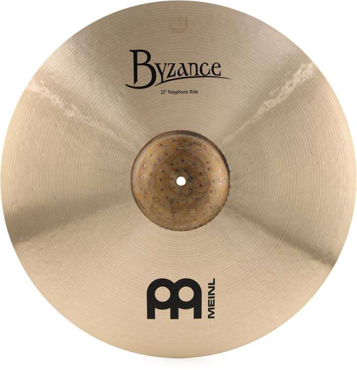 Meinl Cymbals Byzance Traditional Polyphonic Ride Cymbal - 22-inch ...