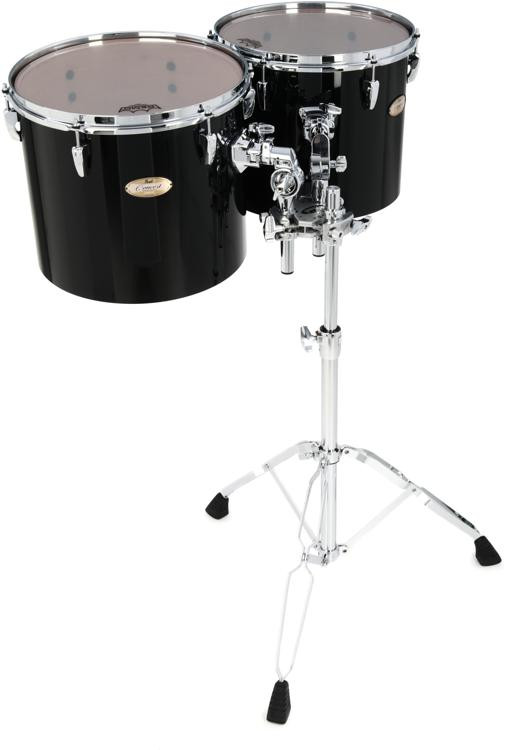 Pearl Concert Series Concert Tom Set - 13- and 14-inch, Midnight Black ...