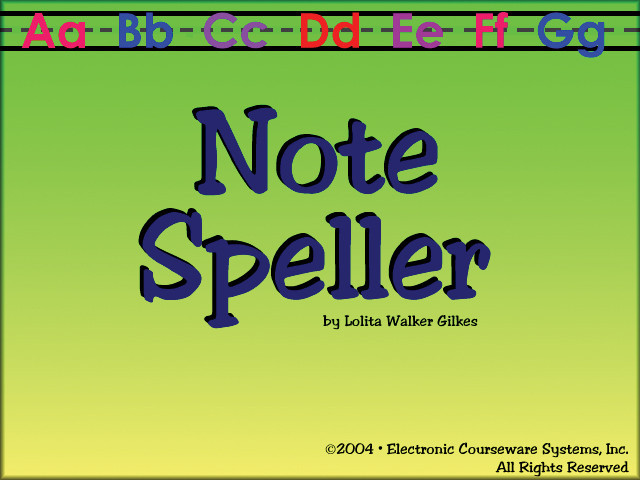 ECS Media Note Speller | Sweetwater