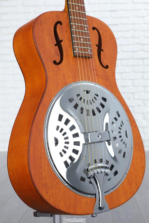 Epiphone Dobro Hound Dog Round Neck Resonator - Vintage Brown | Sweetwater