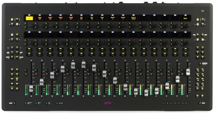 Avid S3 EUCON Desktop Control Surface | Sweetwater