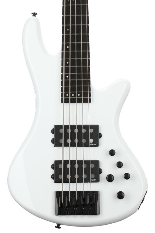 Schecter Stiletto Stage-5 Dent and Scratch - Gloss White | Sweetwater