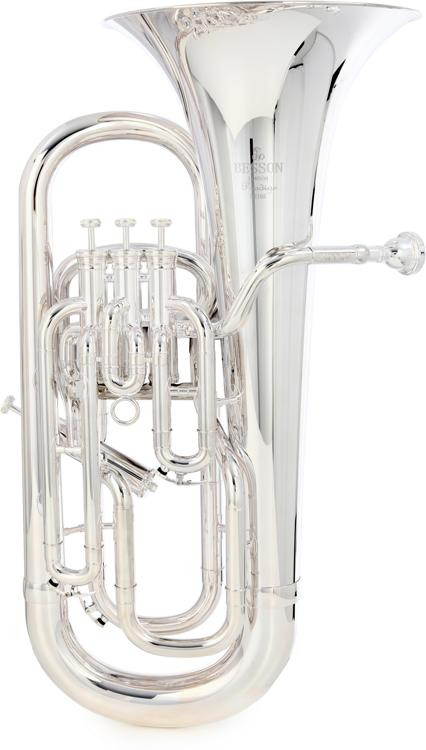 Besson BE165 Prodige Intermediate Euphonium - 4 Valve (3+1), Silver ...