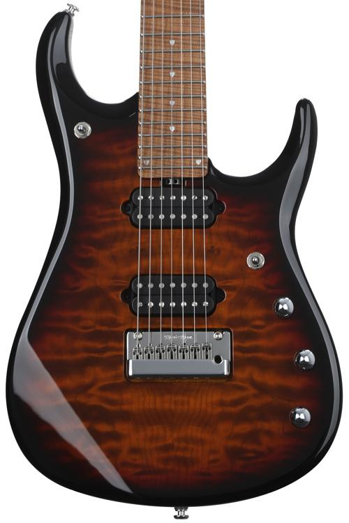 Ernie Ball Music Man JP15 7 7-string Electric Guitar - Tiger Eye Quilt ...