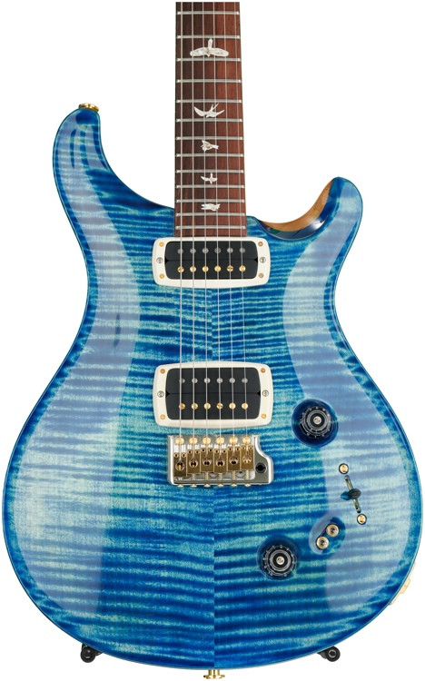 PRS 408 10-Top - River Blue with Natural Back | Sweetwater