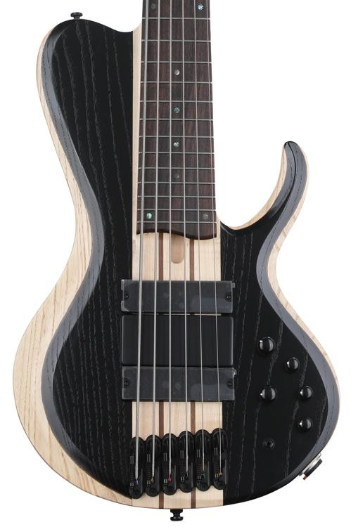 Ibanez Bass Workshop BTB866SC 6-string Bass Guitar - Weathered Black ...