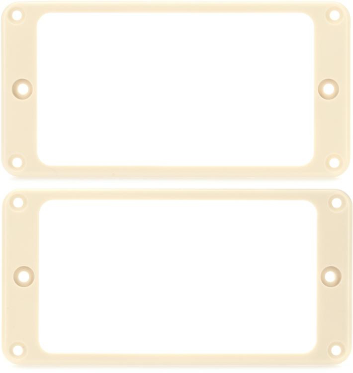 PRS Humbucker Pickup Rings - Ivory - Universal Angle | Sweetwater