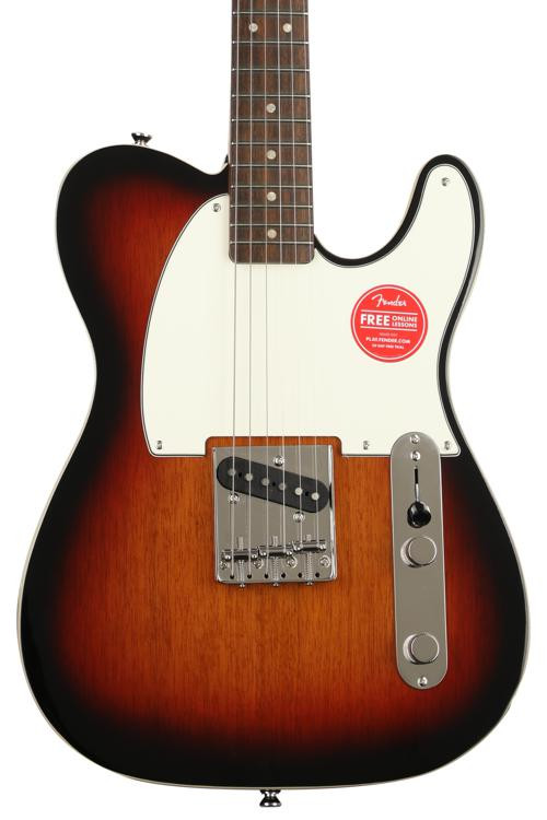 Squier Classic Vibe '60s Custom Esquire - 3-color Sunburst, Sweetwater ...
