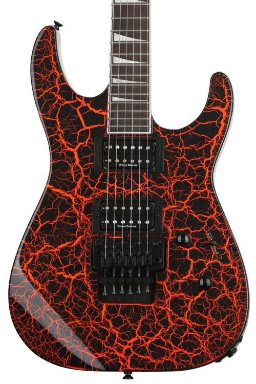 Jackson Soloist SLX Crackle - Orange Crackle | Sweetwater