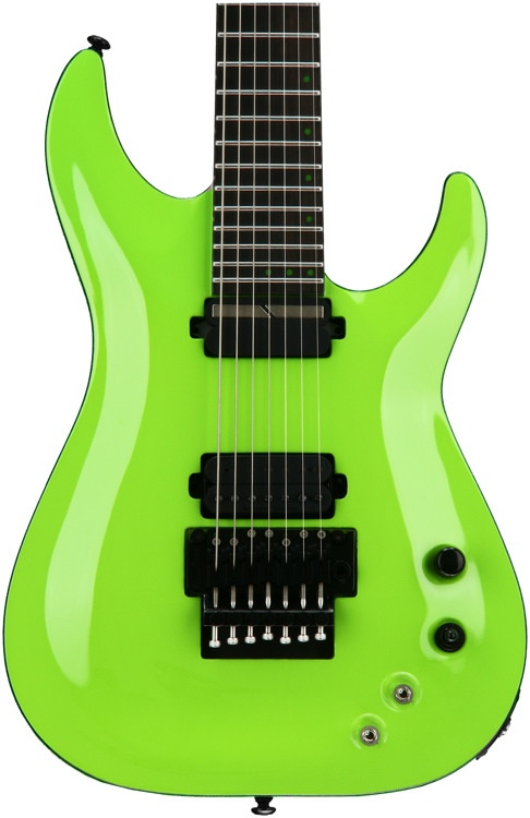 Schecter Keith Merrow KM-7 FR S - Floyd Rose, Lambo Green | Sweetwater