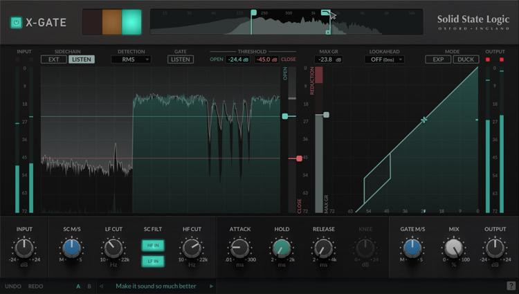 Solid State Logic X-Gate Precision Gate Plug-in | Sweetwater
