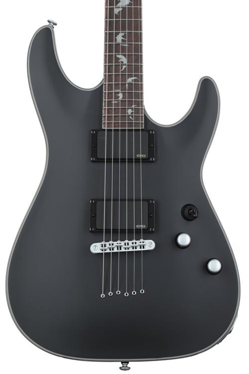 Schecter Damien Platinum 6 - Satin Black | Sweetwater