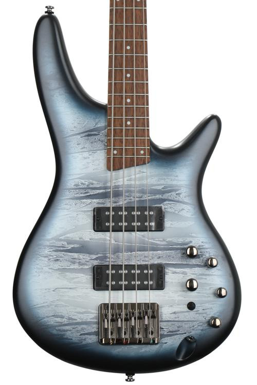 Ibanez Standard SR300E Bass Guitar - Black Planet Matte | Sweetwater