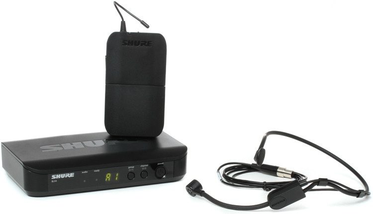 Shure BLX14/PGA31 Headworn Wireless System - Band H8, 518-542MHz ...