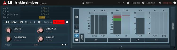MeldaProduction MUltraMaximizer Loudness Maximizer | Sweetwater