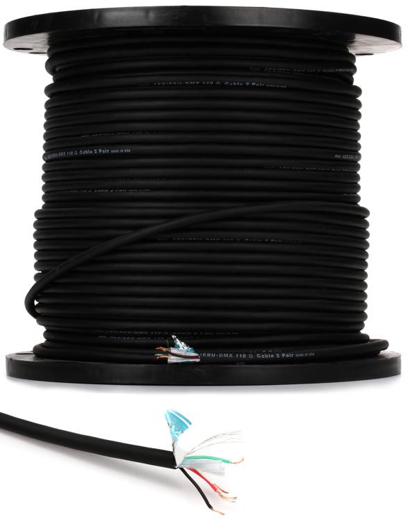 Pro Co DMX-2PR 5-Pin DMX Wire - 500 Foot | Sweetwater
