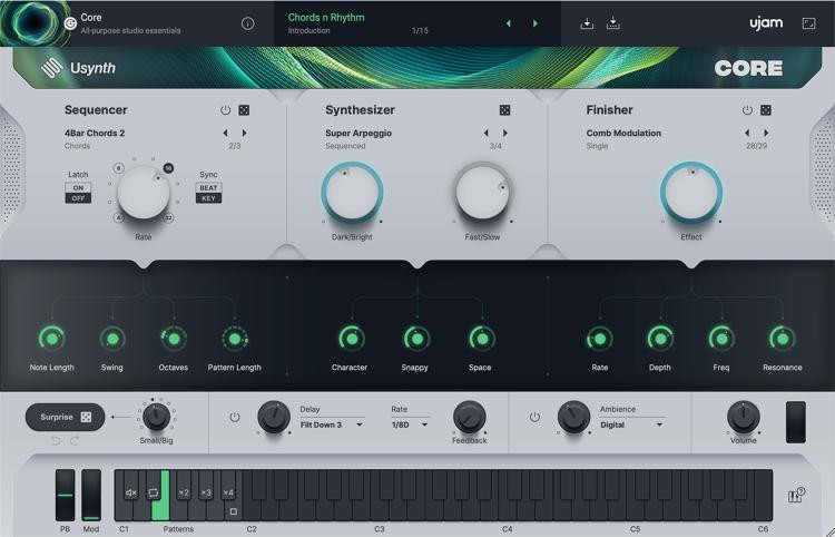 UJAM Usynth Core Software Synthesizer | Sweetwater