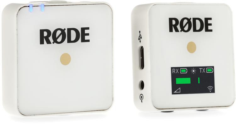 Rode Wireless GO Compact Wireless Microphone System - White | Sweetwater