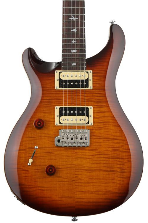 PRS SE Custom 24 Left-handed Electric Guitar - Tobacco Sunburst ...