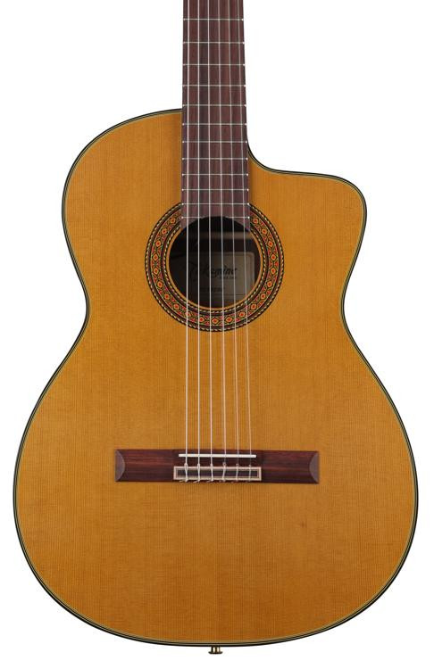 Takamine TC132SC Nylon String Acoustic-Electric Guitar - Natural ...