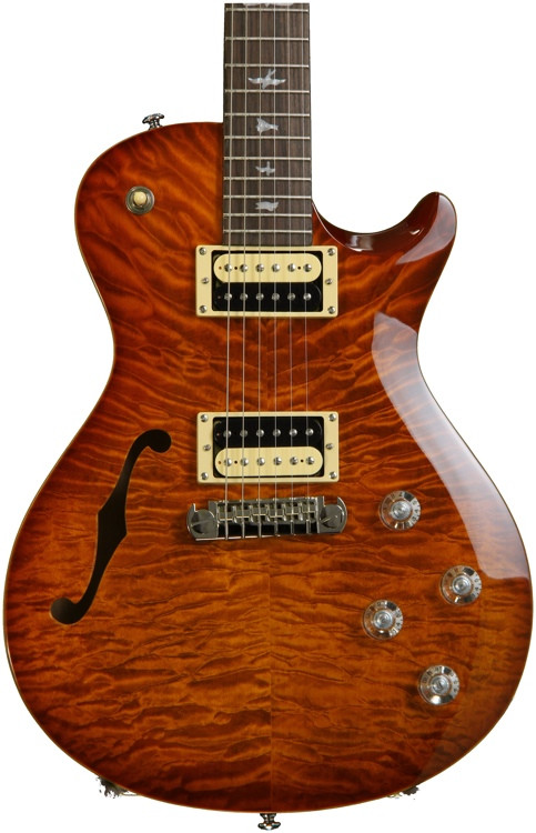 PRS SE Zach Myers Semi-Hollow - Vintage Sunburst Quilt | Sweetwater