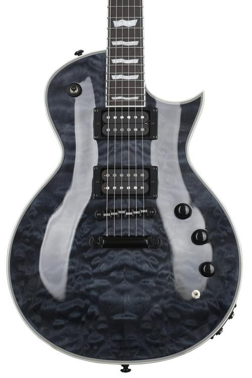 ESP LTD Eclipse EC-1000 Piezo - See Thru Black | Sweetwater