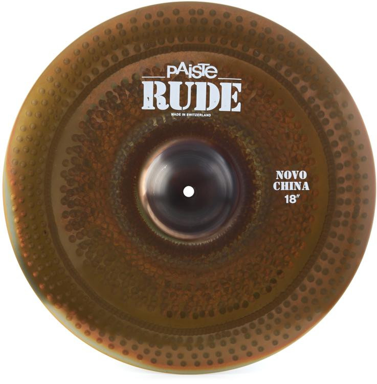 Paiste 18 inch RUDE Novo China Cymbal | Sweetwater