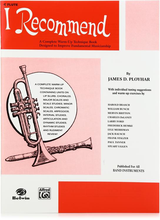 Alfred Music I Recommend Band Method Book - Flute in C (Piccolo ...