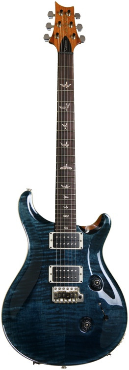PRS Custom 24 Flame Top - Whale Blue w/ Natural Back | Sweetwater